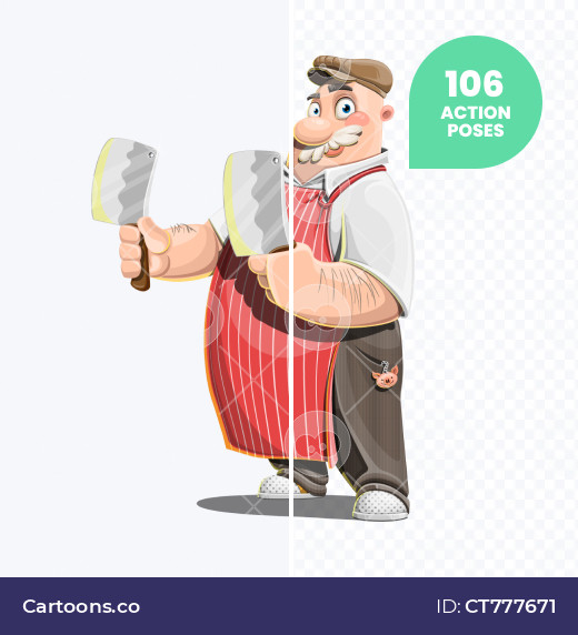 Butcher Clipart PNG Transparent Images - Cartoons.co