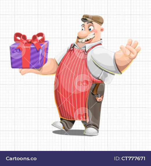 Butcher Vector Mascot Illustrations - Cartoons.co