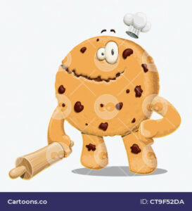 Cartoon Cookie Character - Cartoons.co