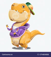 Cartoon Dinosaur Character - Cartoons.co