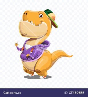 Cartoon Dinosaur Character - Cartoons.co