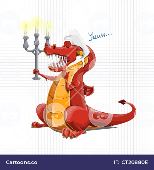 Funny Dragon Vector Mascot Illustrations - Cartoons.co