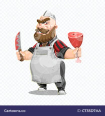 Grumpy Butcher Clipart PNG Transparent Images - Cartoons.co