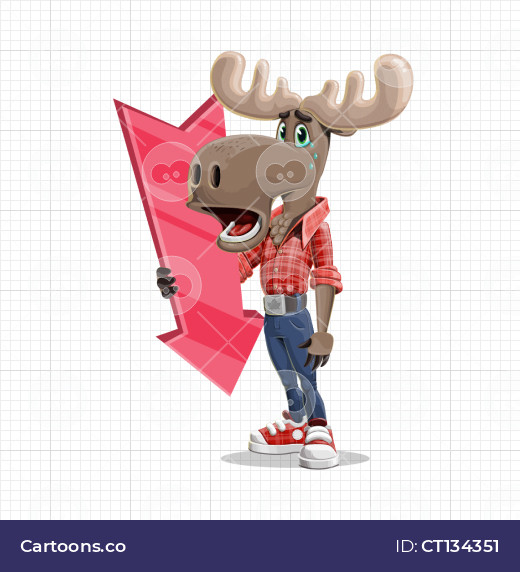 Moose Vector Mascot Illustrations - Cartoons.co