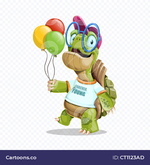 Old Turtle With Glasses Clipart PNG Transparent Images - Cartoons.co