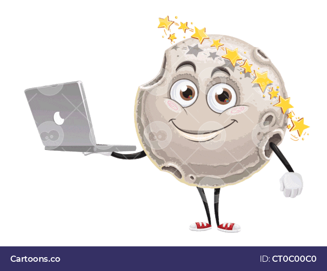 Animated Full Moon GIF - Cartoons.co