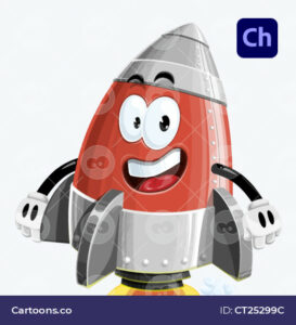 Rocket Adobe Character Animator Puppet Template - Cartoons.co