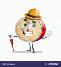 Cartoon Clock Character - Cartoons.co