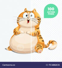 Fat Cat Clipart PNG Transparent Images - Cartoons.co