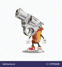 Cartoon Gun Character - Cartoons.co