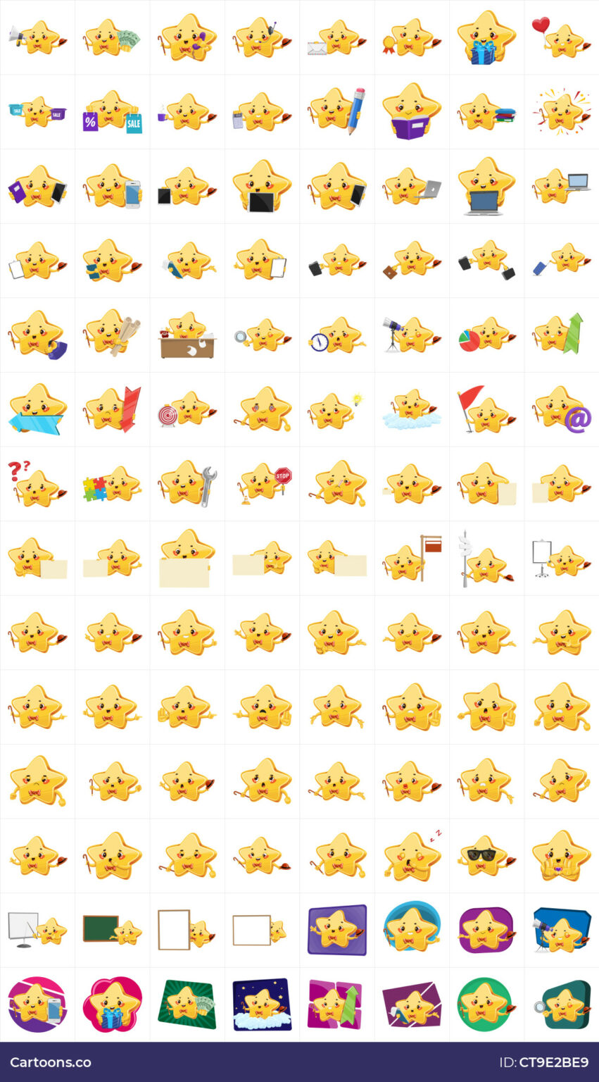 Vector Star Mascot - Cartoons.co