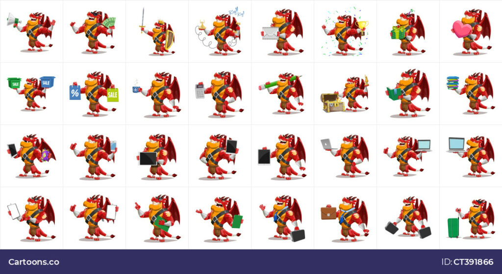 Dragon Warrior Clipart PNG Transparent Images - Cartoons.co