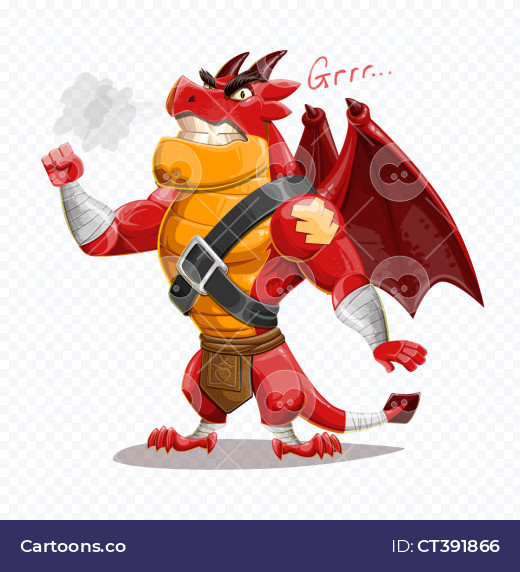 Dragon Warrior Clipart PNG Transparent Images - Cartoons.co