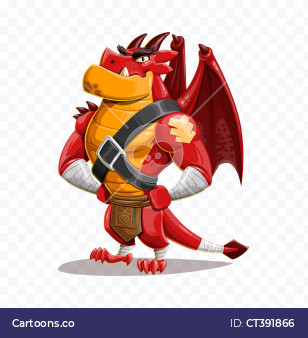 Dragon Warrior Cartoon Character - Cartoons.co