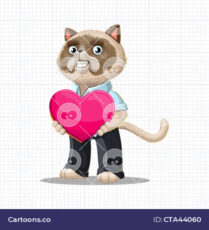 Grumpy Cat Vector Mascot Illustrations - Cartoons.co