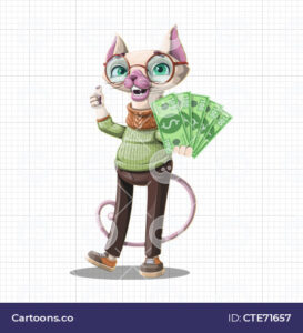 Smart Cat Vector Mascot Illustrations - Cartoons.co