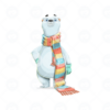 White Polar Bear Cartoon Character - Cartoons.co