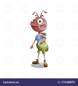 Cartoon Ant Character - Cartoons.co