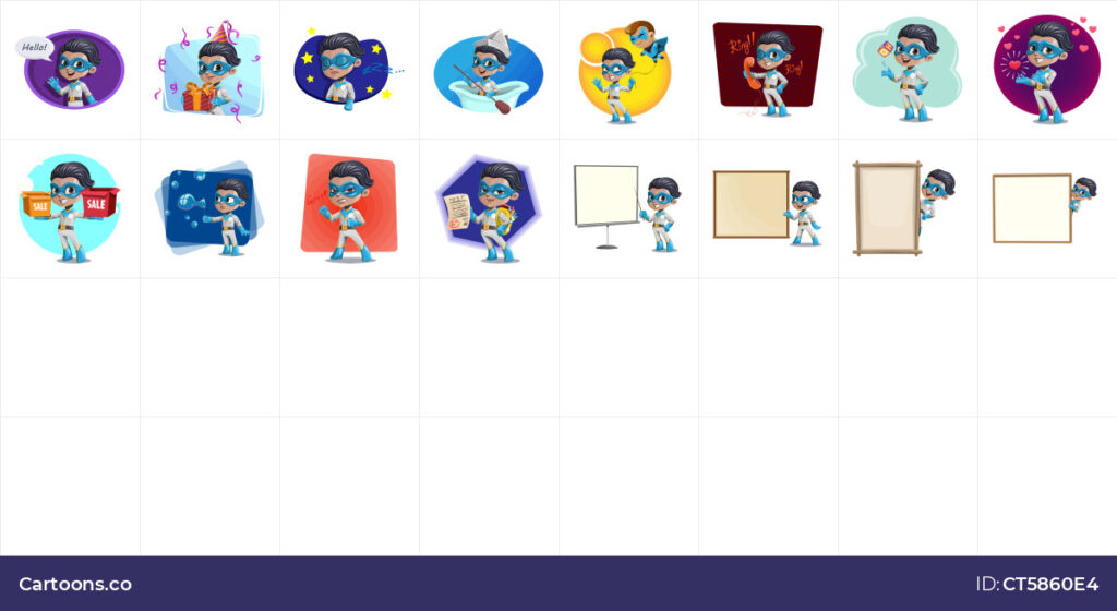 Child Superhero Clipart PNG Transparent Images - Cartoons.co