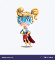 Child Superhero Adobe Character Animator Puppet Template - Cartoons.co