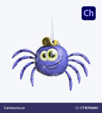 Spider Adobe Character Animator Puppet Template - Cartoons.co