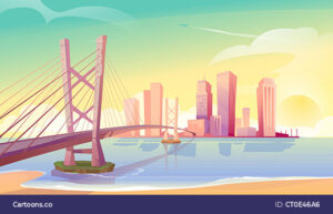 Bridge Background Cartoon - Cartoons.co