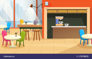 Cartoon Cafeteria Background - Cartoons.co