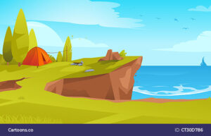 Cartoon Cliff Background - Cartoons.co