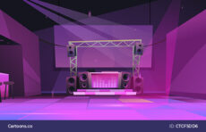 Dance Floor Background Cartoon - Cartoons.co