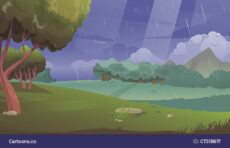 Rain Cartoon Background - Cartoons.co