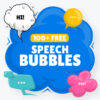 Free Speech Bubble Mega Collection[Svg,Png,Clipart] - Cartoons.co