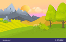 Spring Cartoon Background - Cartoons.co