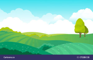 Cartoon Background Hill - Cartoons.co