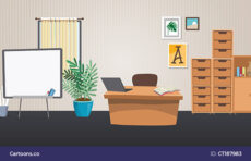 Office Cartoon Background - Cartoons.co